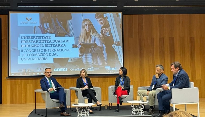 “Hemos construido un modelo vasco de formación dual universitaria, propio y referente en todo el ...